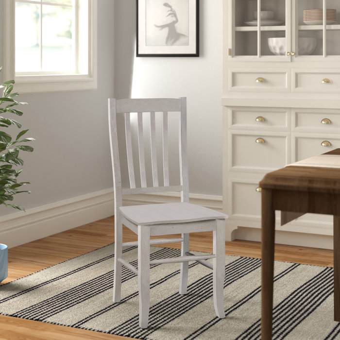 Three Posts™ Courtdale Solid Wood Slat Back Side Chair And Reviews Wayfair